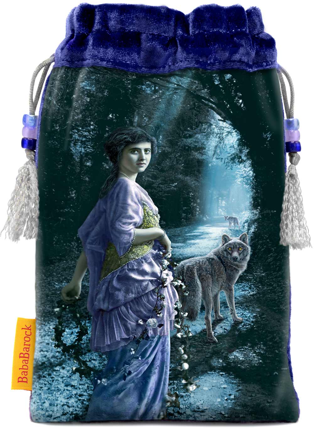 Eight of Cups — limited edition in dark blue silk velvet – BabaBarock ...